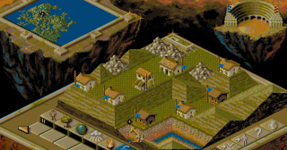Populous II: Trials of the Olympian Gods | DOS games in browser