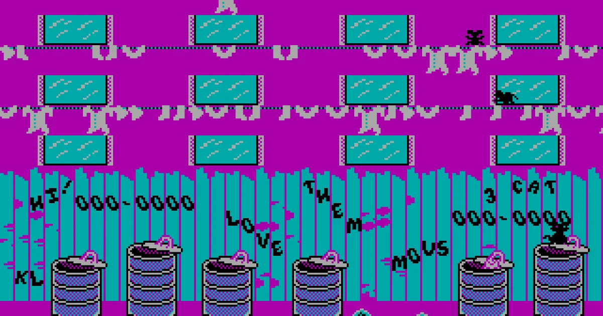 Alley Cat | DOS games in browser