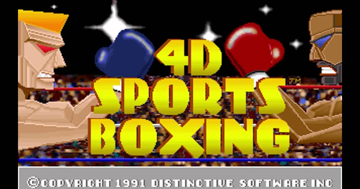 4D Sports Boxing | DOS games in browser