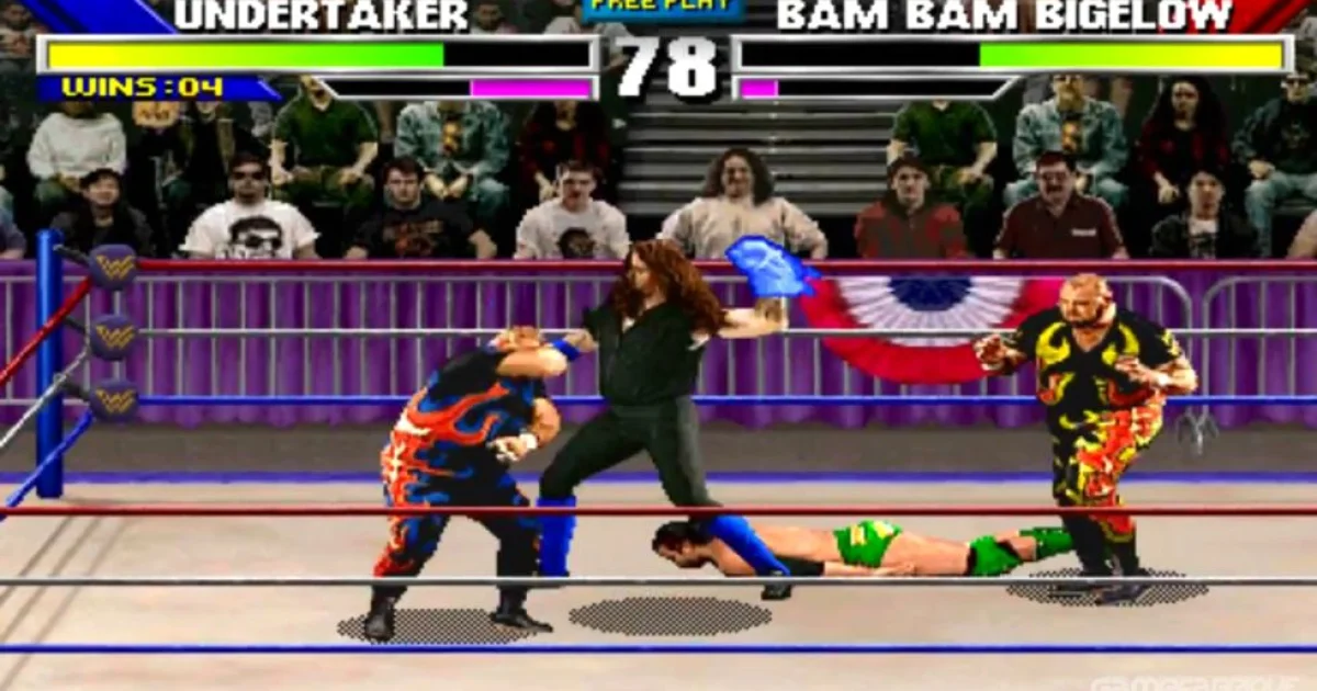 WWF Wrestlemania: The Arcade Game | DOS games in browser