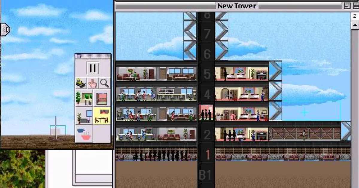 Simtower | DOS games in browser