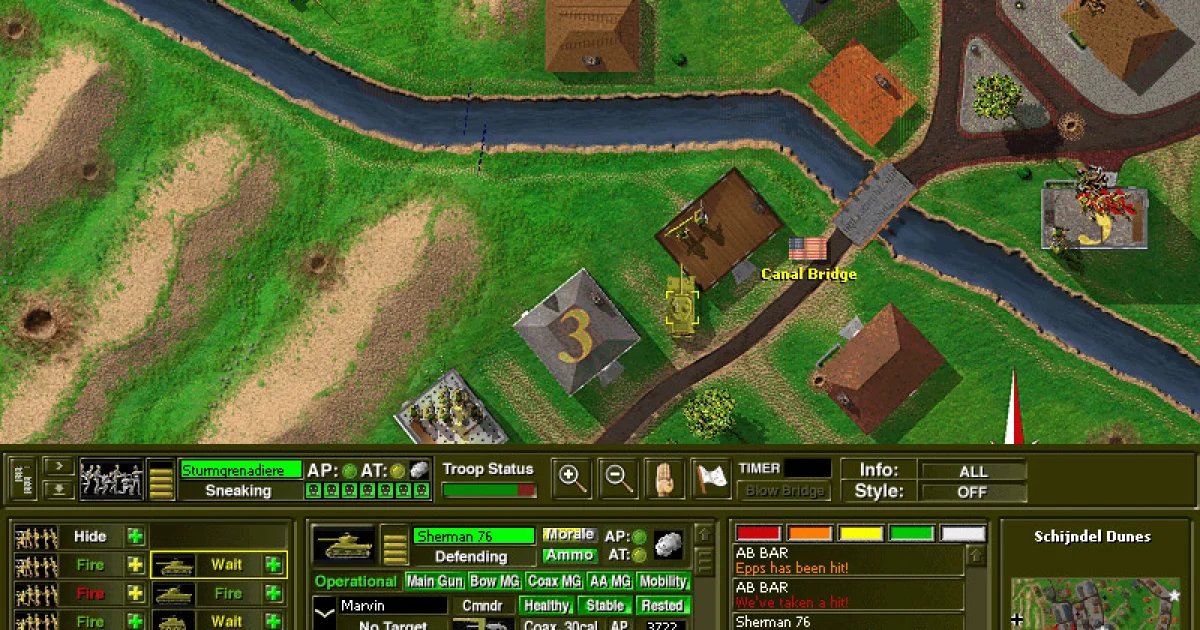 Close Combat II: A Bridge Too Far | DOS games in browser