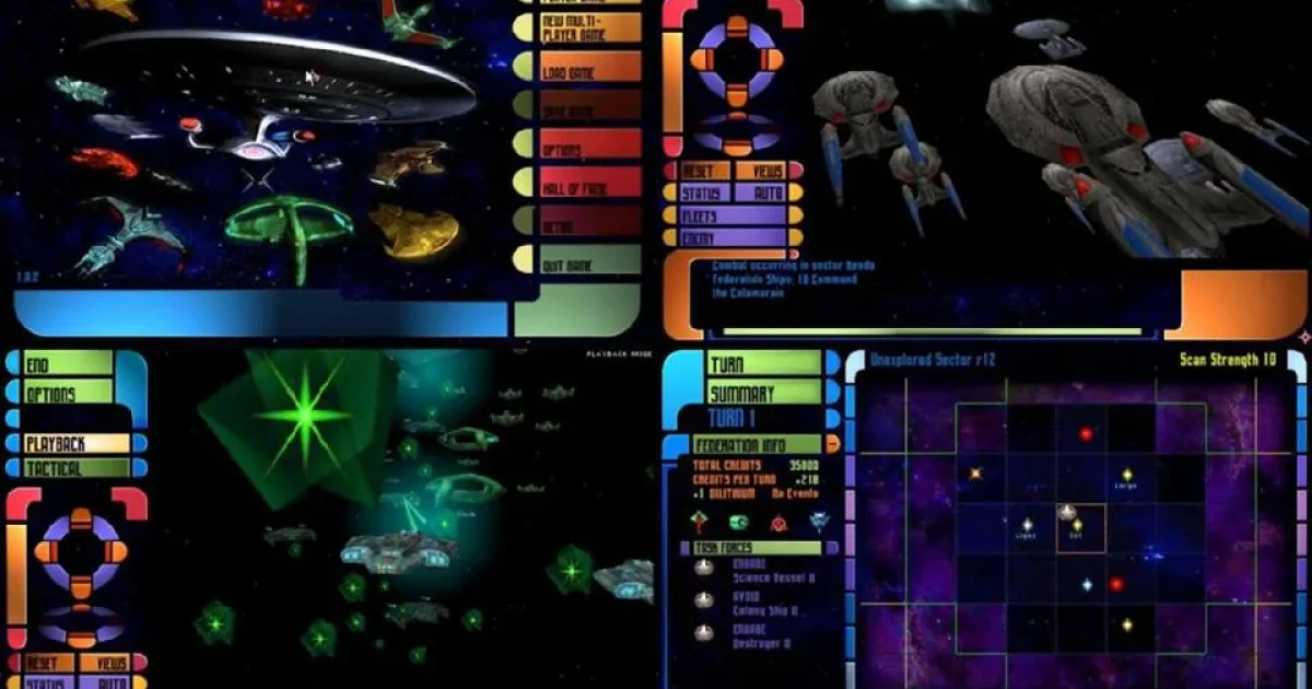 Star Trek: Birth of the Federation | DOS games in browser