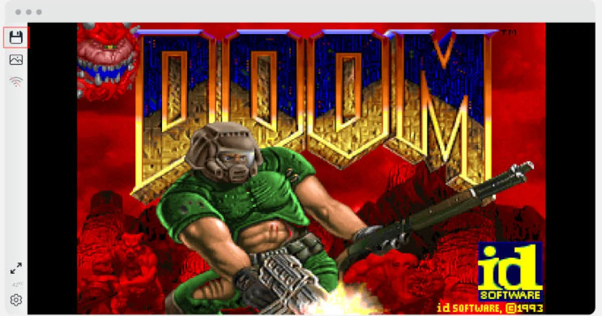 Save and Load in DOS game | DOS games in browser