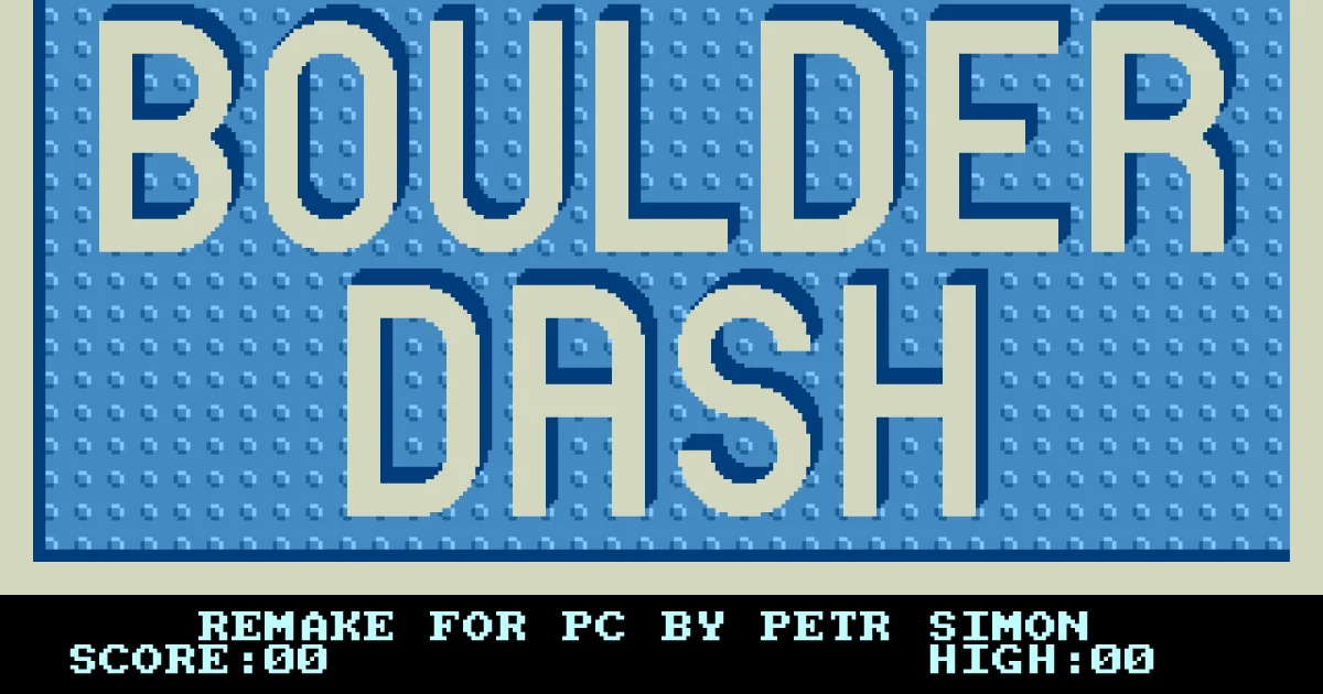 Boulder Dash | DOS games in browser