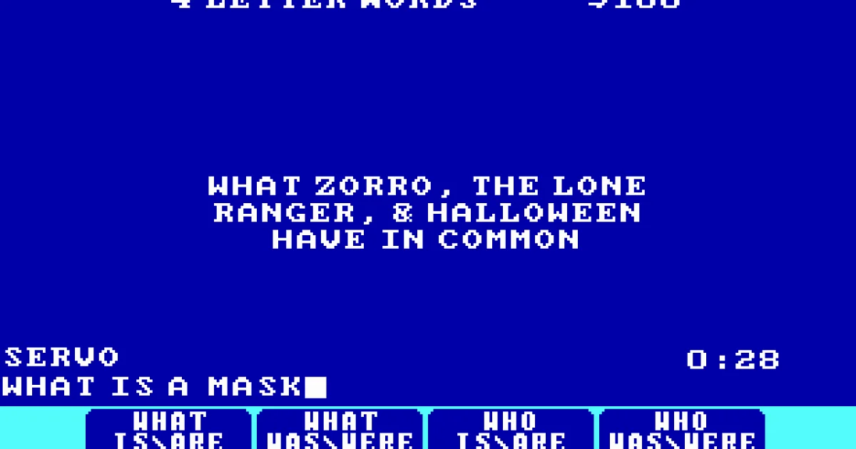 Jeopardy! | DOS games in browser