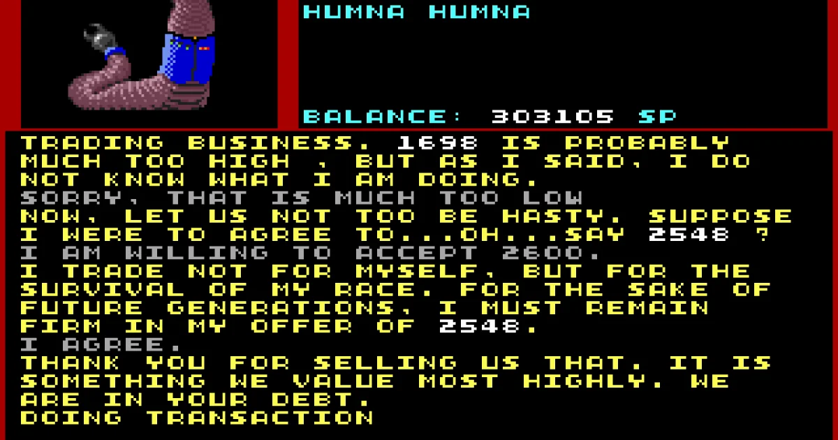 Starflight 2: Trade Routes of the Cloud Nebula | DOS games in browser