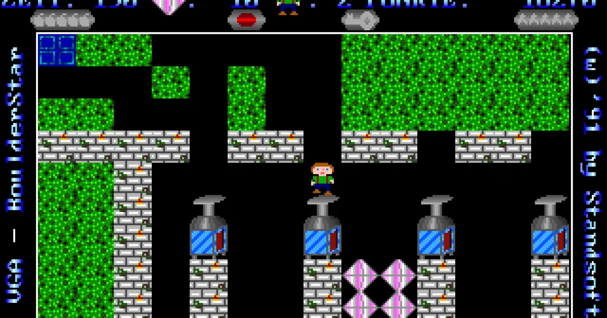 Boulder Star | DOS games in browser
