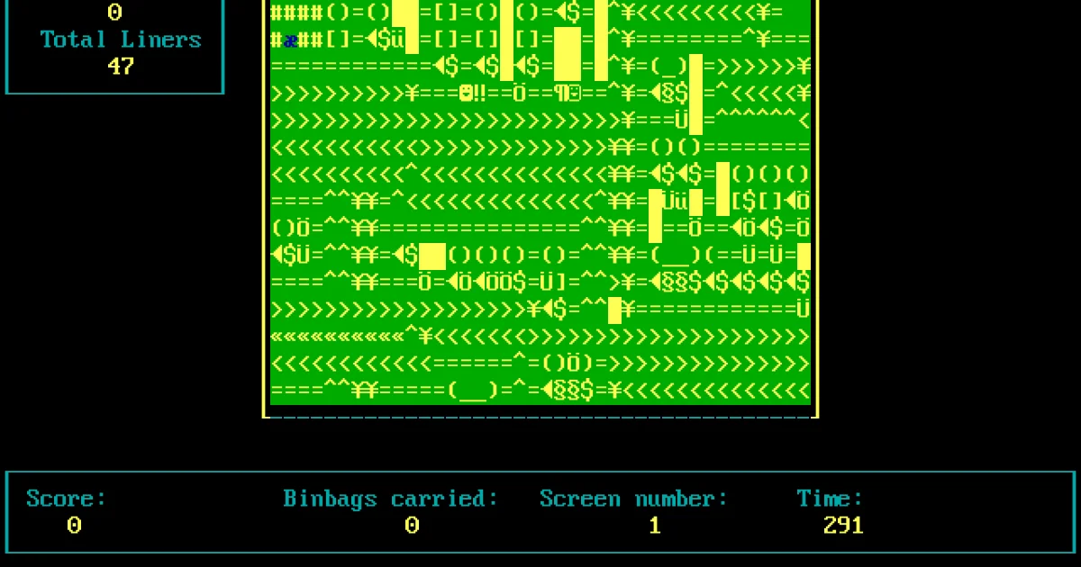 Dustman | DOS games in browser