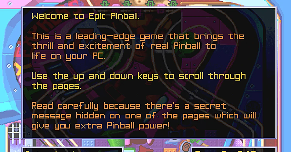 Epic Pinball: The Complete Collection | DOS games in browser