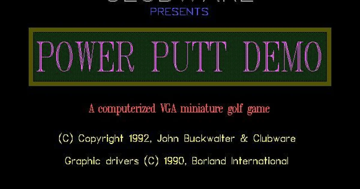 Power Putt | DOS games in browser