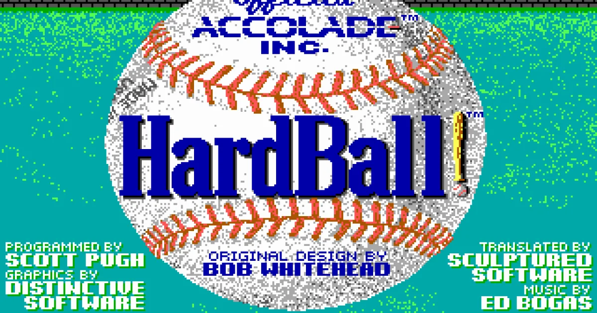 HardBall! | DOS games in browser