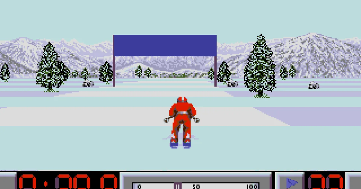 Super Ski II | DOS games in browser