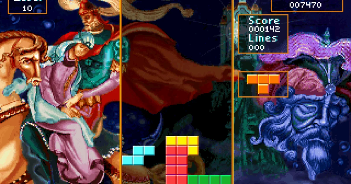 Tetris Classic | DOS games in browser