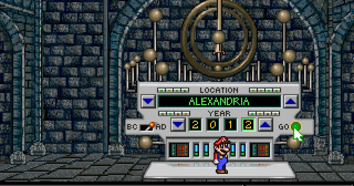 Mario's Time Machine | DOS games in browser