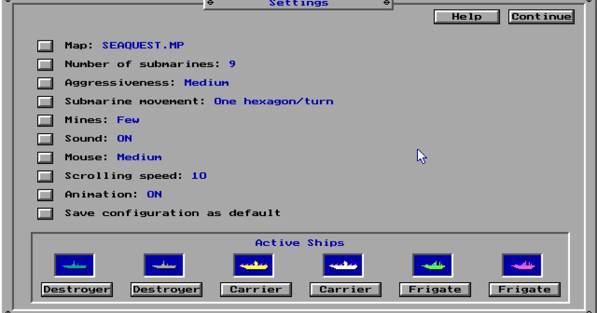 Sea Quest | DOS games in browser