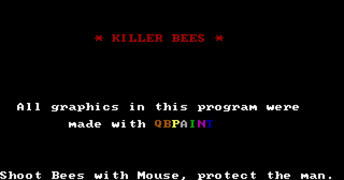 Killer Bees | DOS games in browser