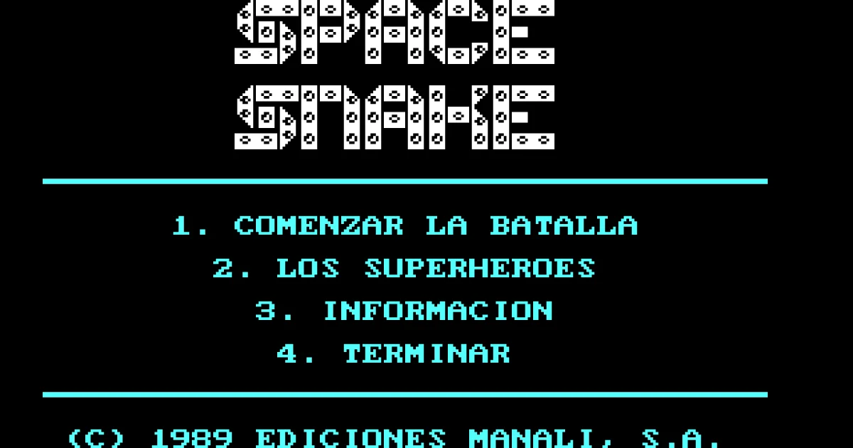 Space Snake | DOS games in browser
