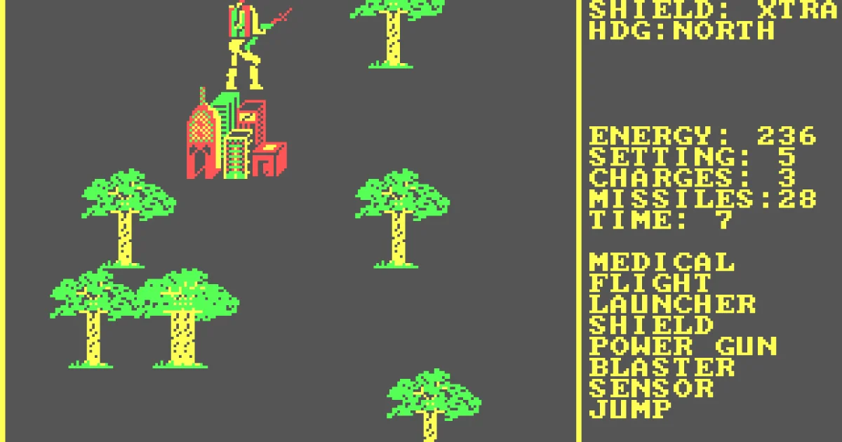 StarQuest: Star Warrior | DOS games in browser