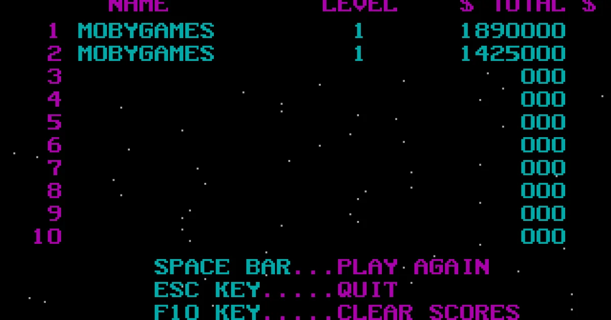 Space Miner (1983) | DOS games in browser