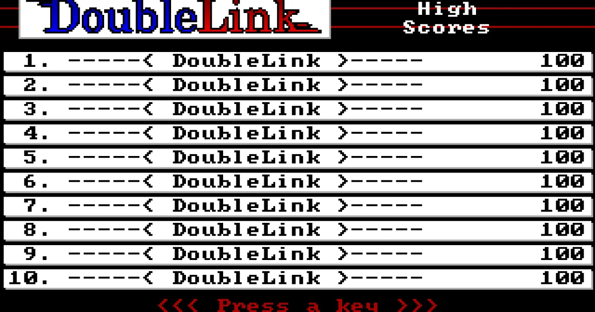 DoubleLink | DOS games in browser