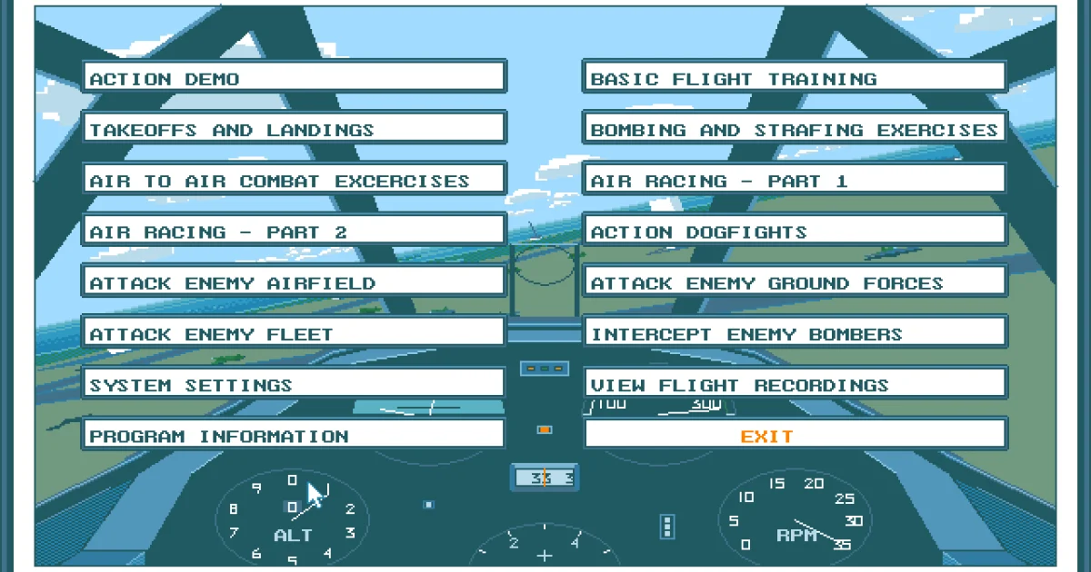 Flight Action | DOS games in browser