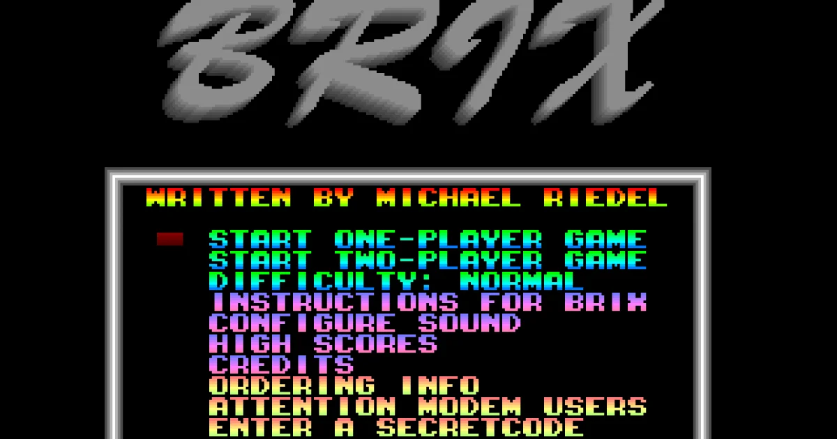 Brix | DOS games in browser