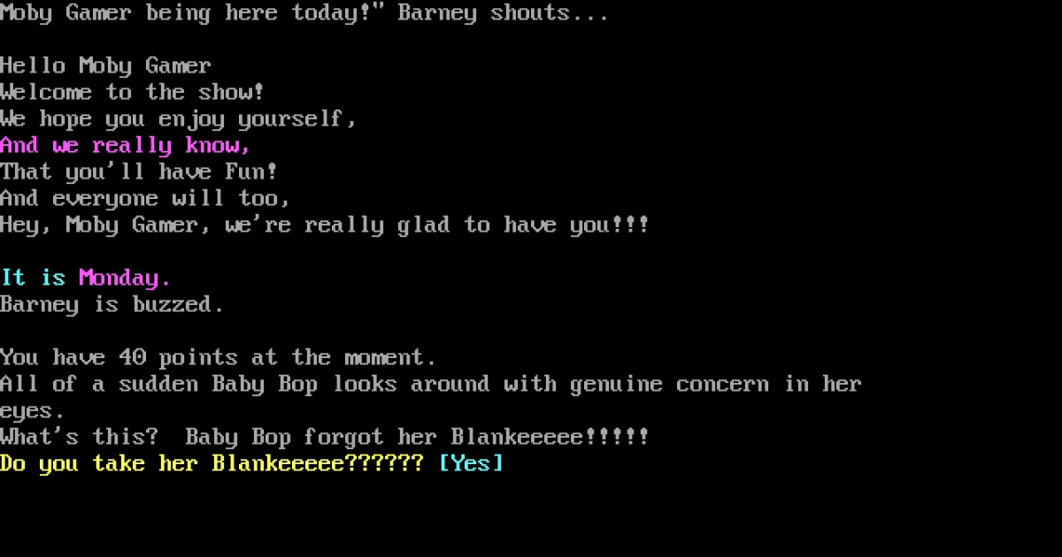 BarneySplat | DOS games in browser