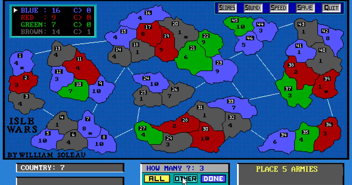 Isle Wars | DOS games in browser