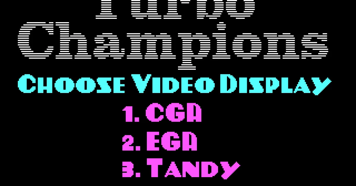 Turbo Champions | DOS games in browser
