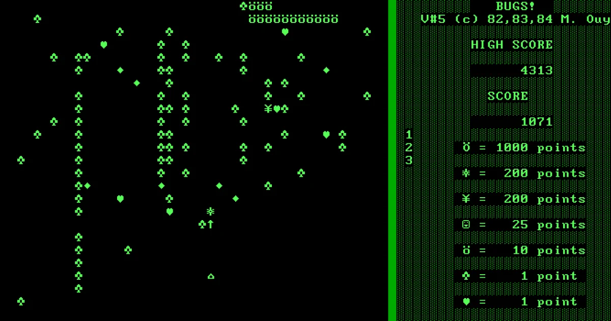 Bugs! | DOS games in browser